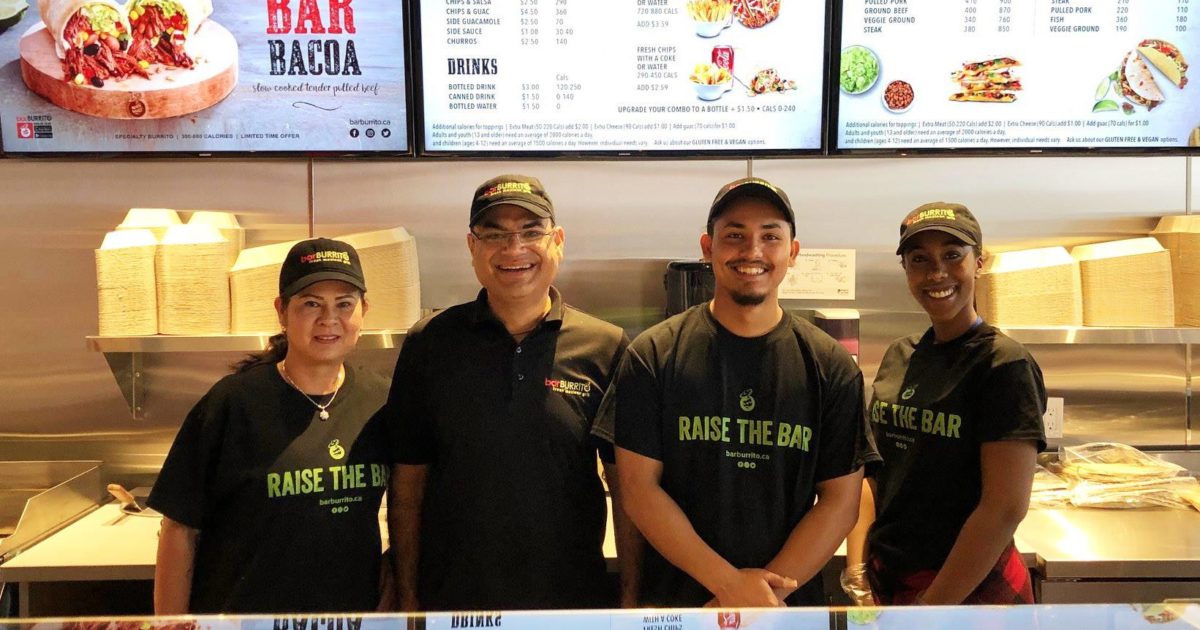 Tex-Mex Food & Burritos in Quarry Edge, Brampton | BarBurrito